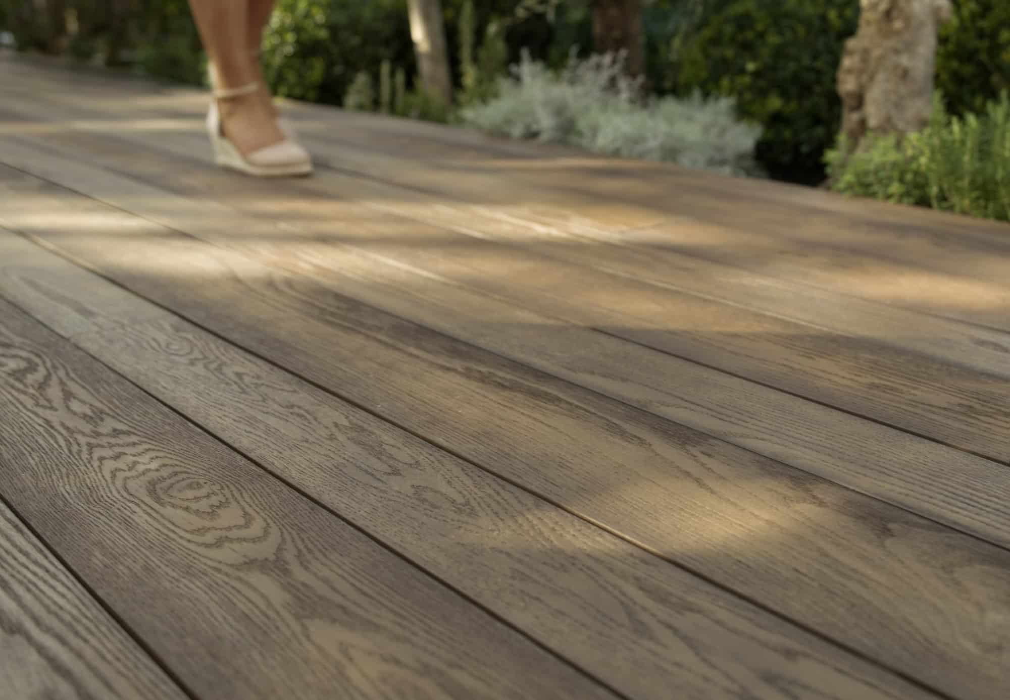 Millboard Enhanced Grain SB Weathered Oak Decking | Concept Materials
